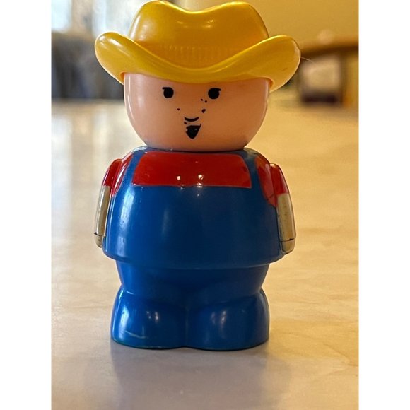 Shelcore | Toys | Shelcore Farmer Man Blue Pants Red Shirt Yellow Hat ...